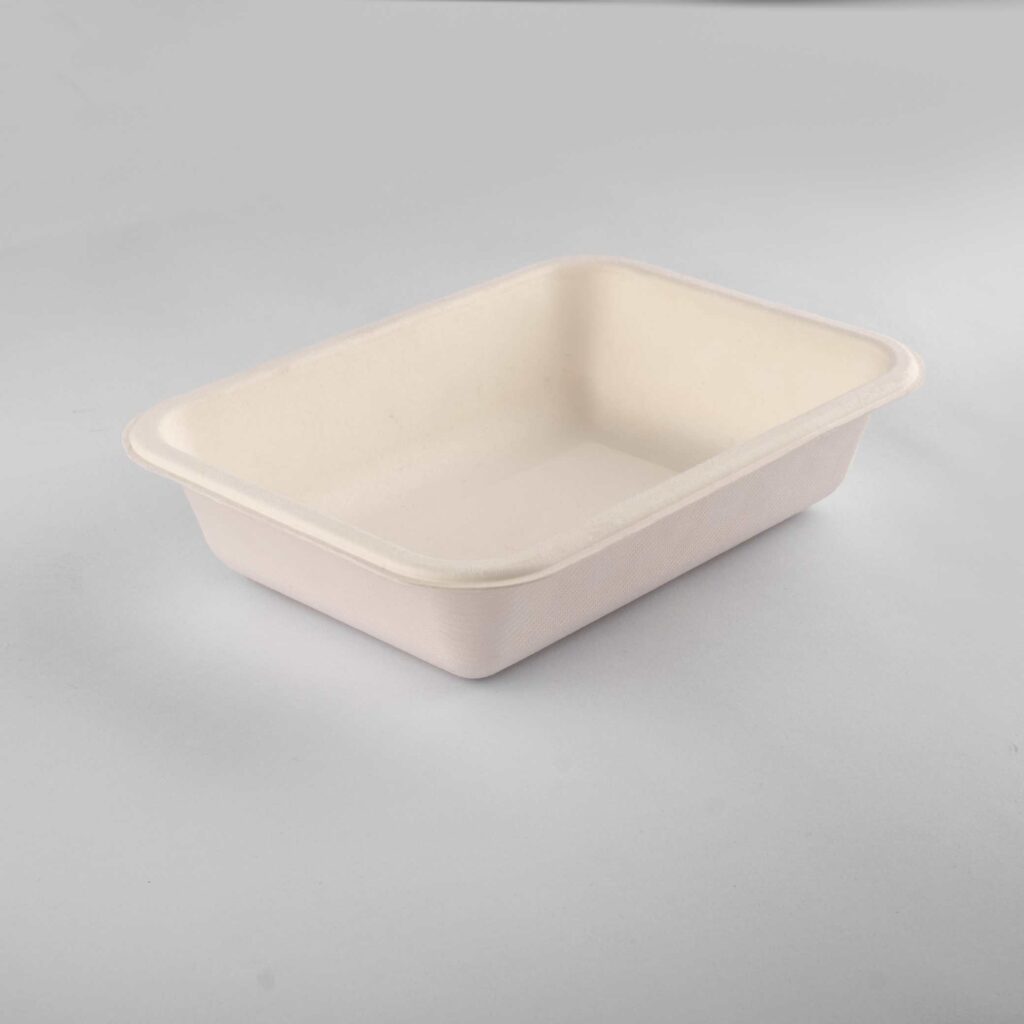 Rectangle Container 500 ML - Goeco Global | Bagaase Tableware | Eco Product