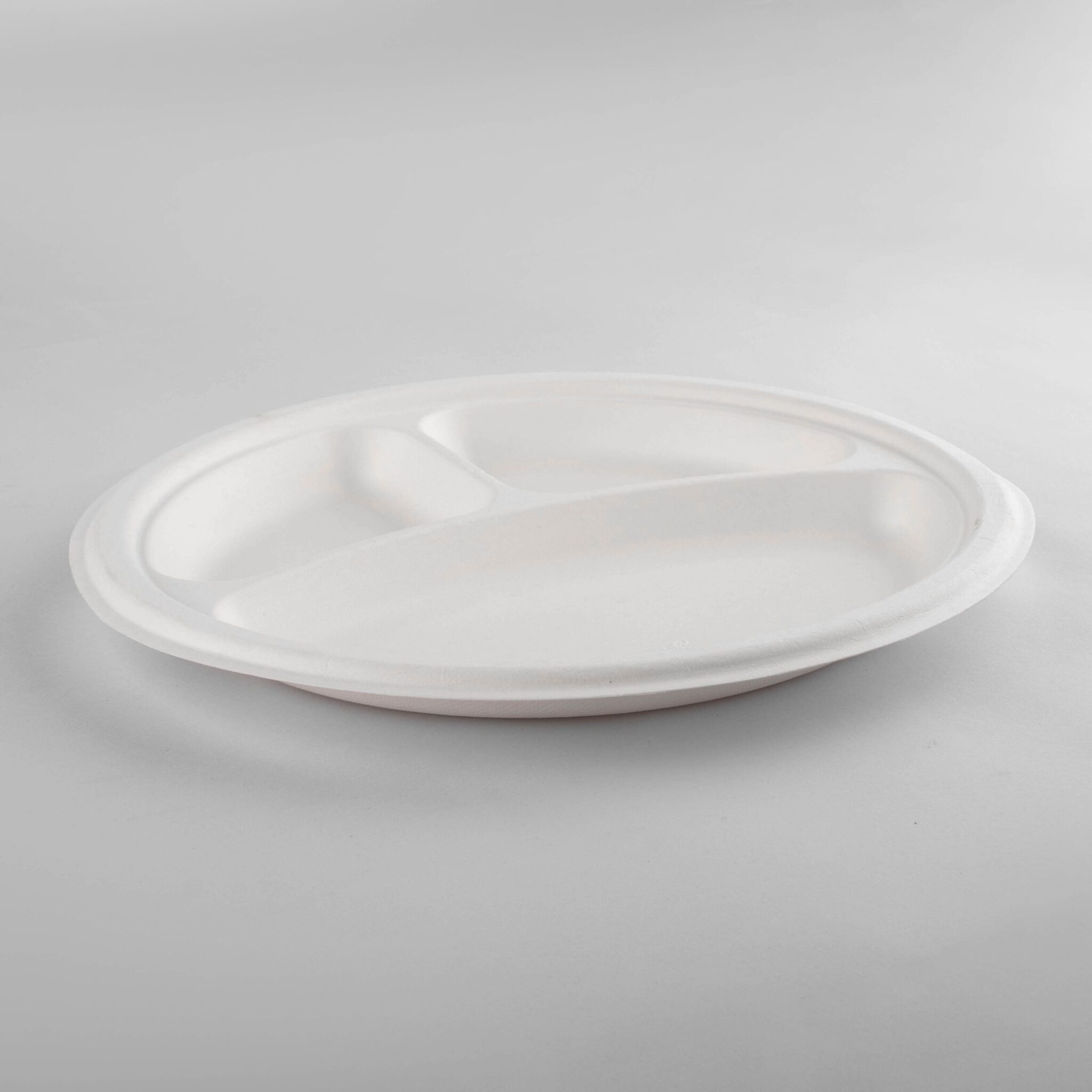 Plate Round 9″/3CP - Goeco Global | Bagaase Tableware | Eco Product